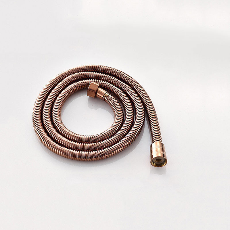 Rose Gold Shower System Modern Exposed Shower Faucet